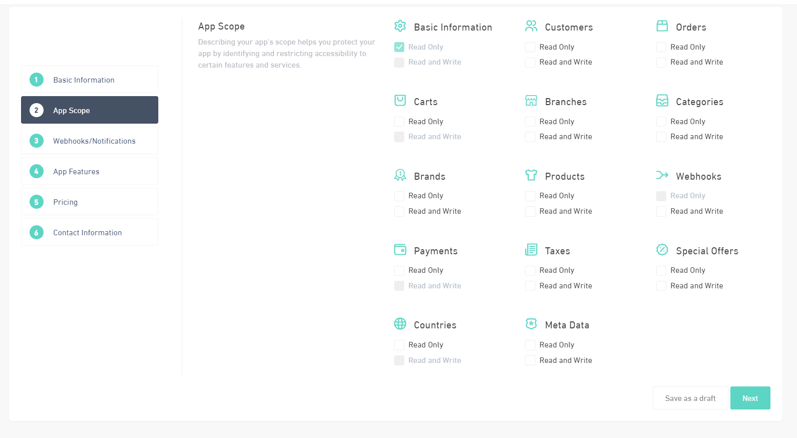 Create Your First App on Salla Partner Portal - Salla Developers