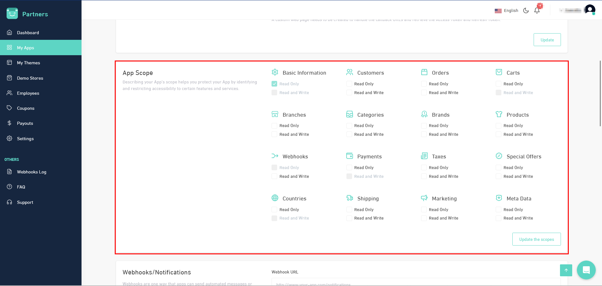 Create Your First App on Salla Partner Portal - Salla Developers