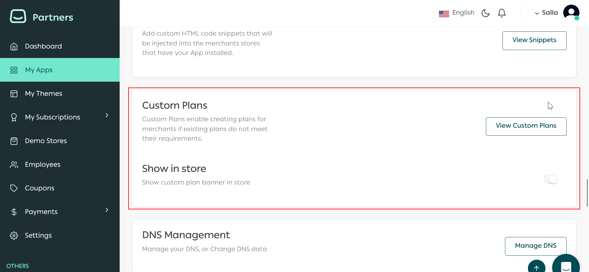 A Comprehensive Guide to Custom Plans - Salla Developers