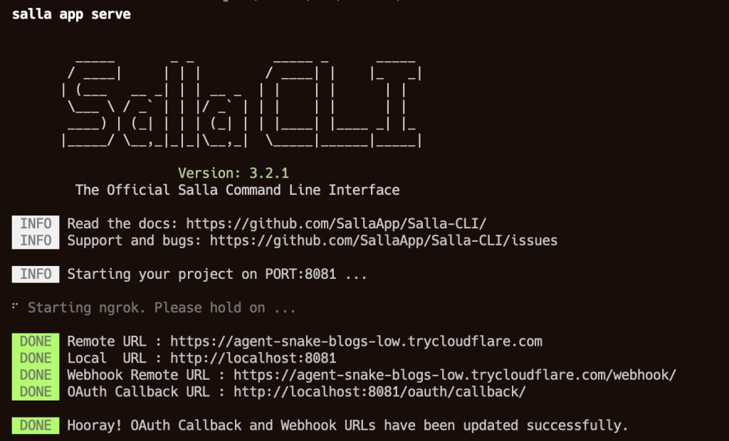 Salla CLI: Create Your Salla App and Set Up a Webhook Server Using Laravel/PHP - Salla Developers