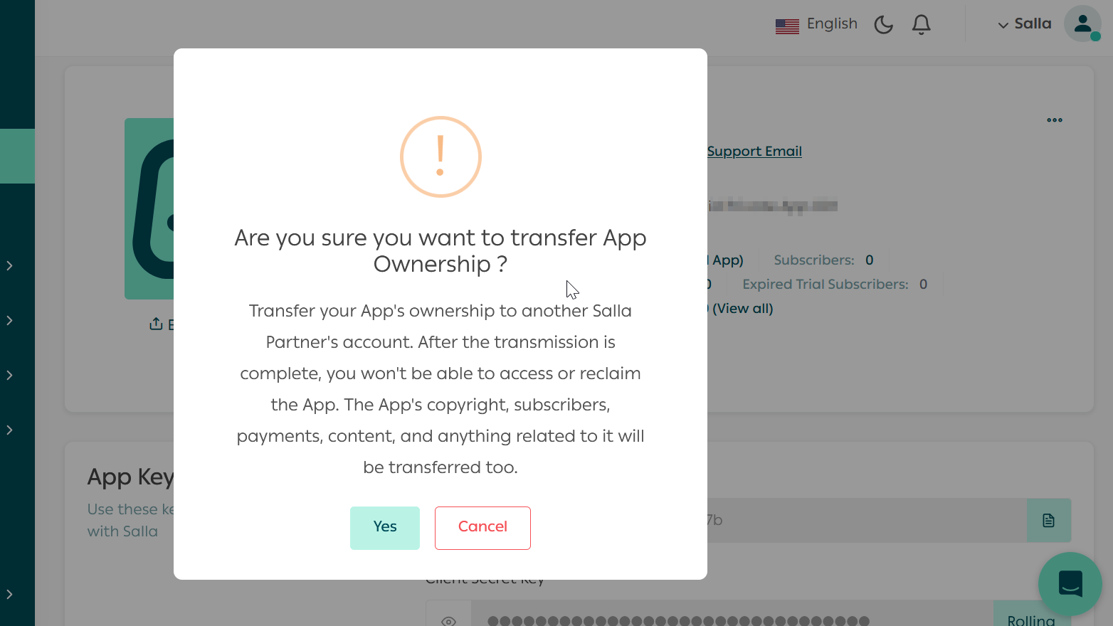App Ownership Transfer: The Comprehensive Guide - Salla Developers