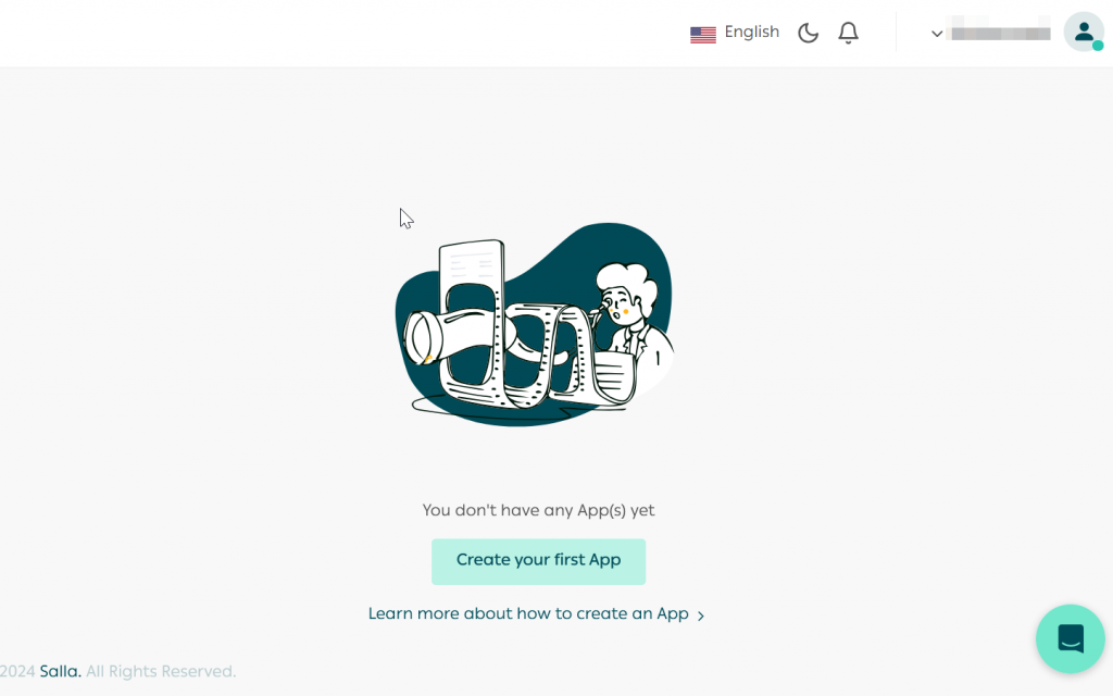 Create Your First App on Salla Partner Portal - Salla Developers